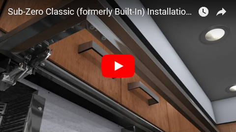 Sub Zero Custom Grille Panel Installation and Removal